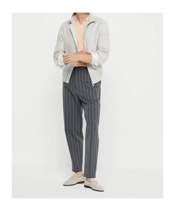 Brunello Cucinelli Fine-knitted Ribbed Polo Shirt