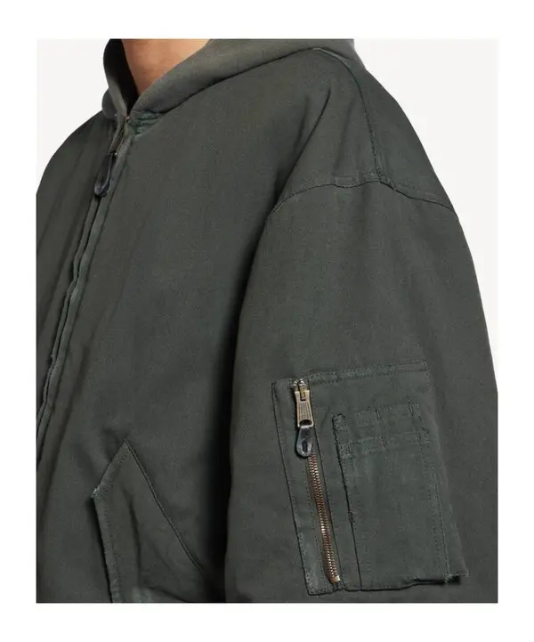 Balenciaga Hooded Standard Bomber Jacket