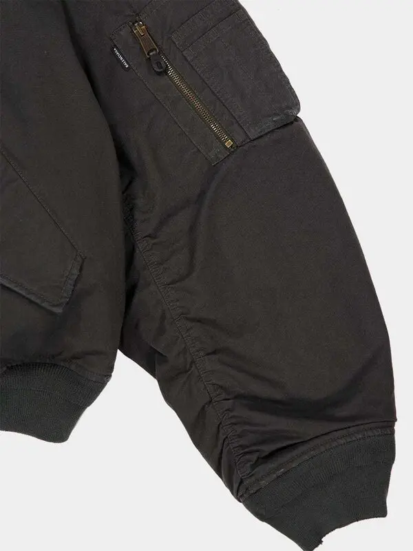 Balenciaga Hooded Standard Bomber Jacket
