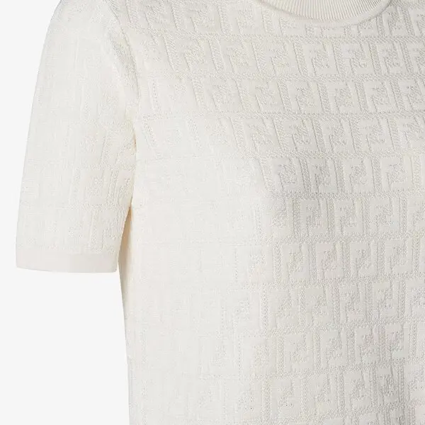 Fendi Ff Jacquard Crewneck T-shirt