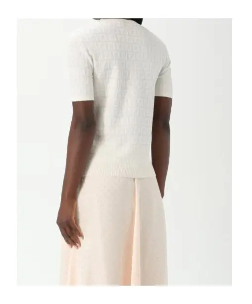 Fendi Ff Jacquard Crewneck T-shirt