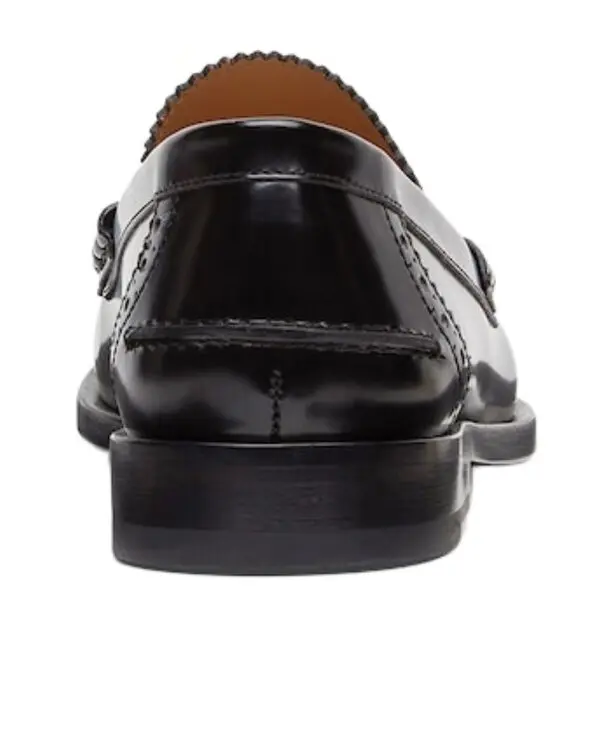 Fendi O'lock Logo-plaque Loafers - Black