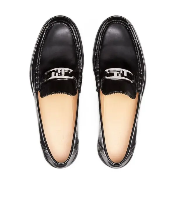 Fendi O'lock Logo-plaque Loafers