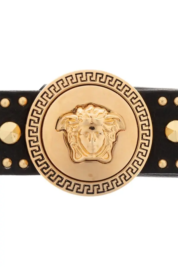 Versace Medusa Studded Barrette