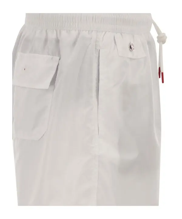 Kiton Short Swim Shorts With Drawstring Waistband - No