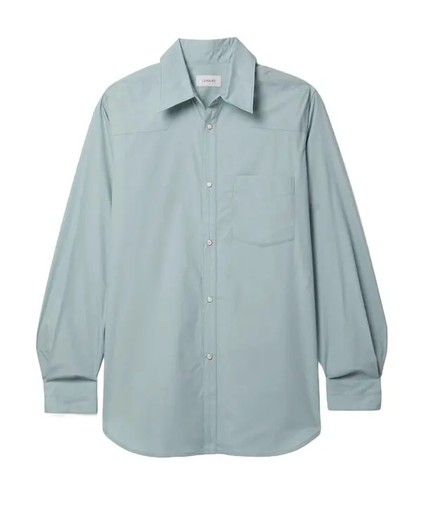 LEMAIRE Long-sleeved Shirt - Light Blue