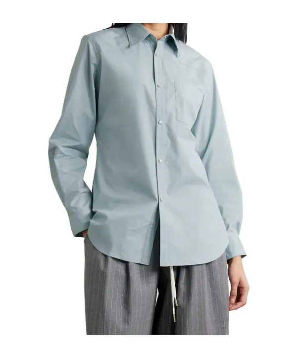 LEMAIRE Long-sleeved Cotton Poplin Shirt