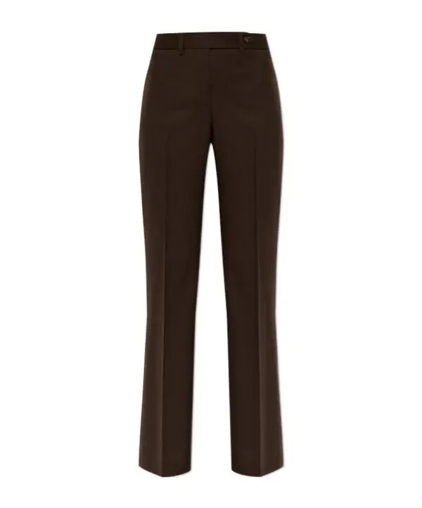 Paul Smith Pleated Wide-leg Trousers - Black