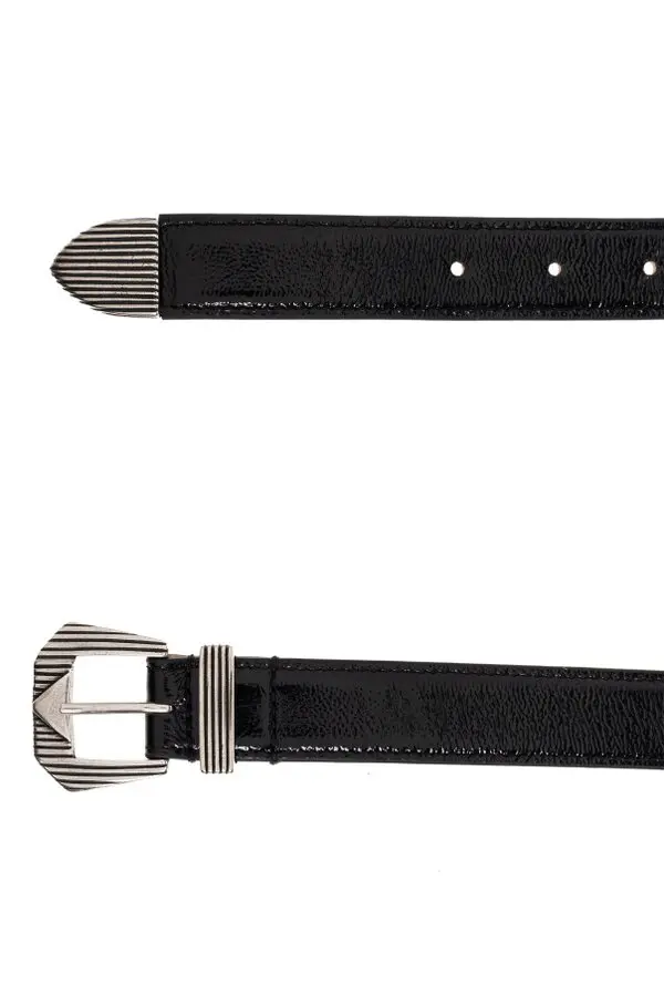 IRO PARIS Patent Leather Belt