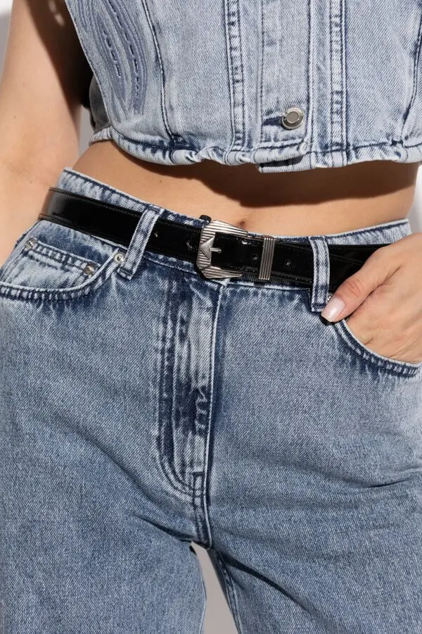 IRO PARIS Patent Leather Belt
