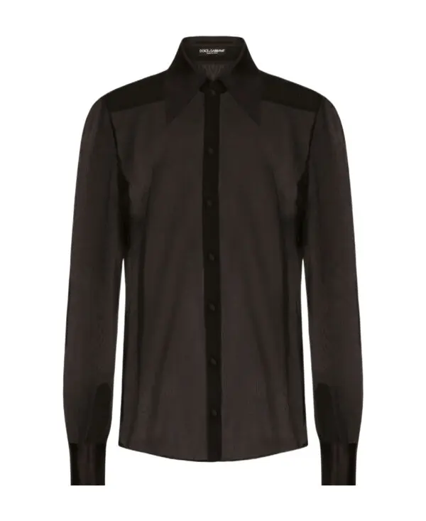 Dolce & Gabbana Semi-sheer Chiffon Shirt