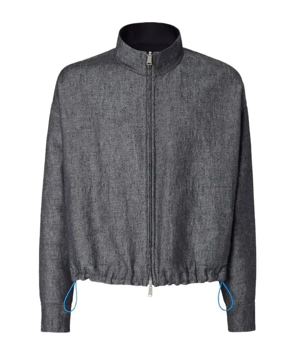 Fendi Zip-up Reversible Jacket
