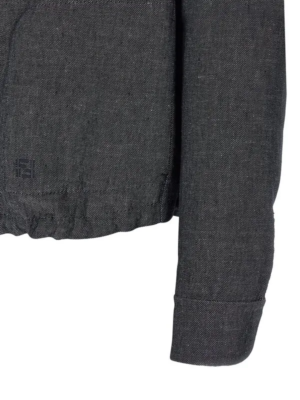 Fendi Zip-up Reversible Jacket - Blue