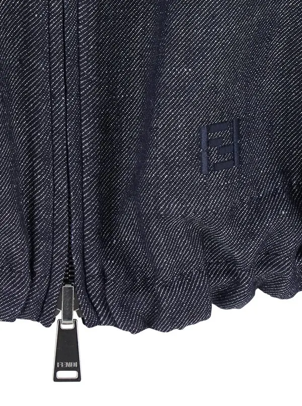 Fendi Zip-up Reversible Jacket - Blue