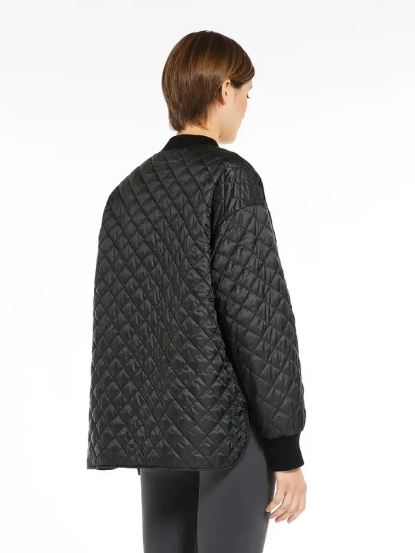Max Mara Quilted Bomber Jacket