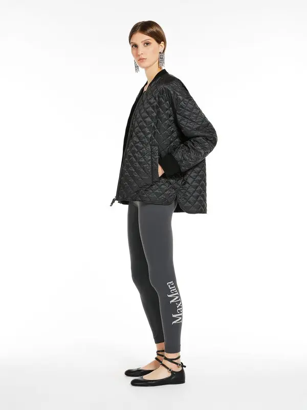 Max Mara Quilted Bomber Jacket