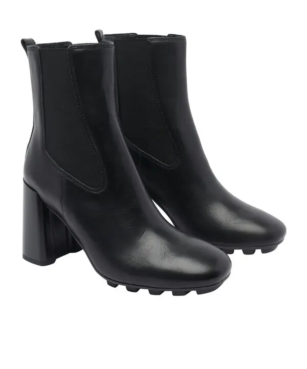 Hogan 90mm Block-heel Leather Boots