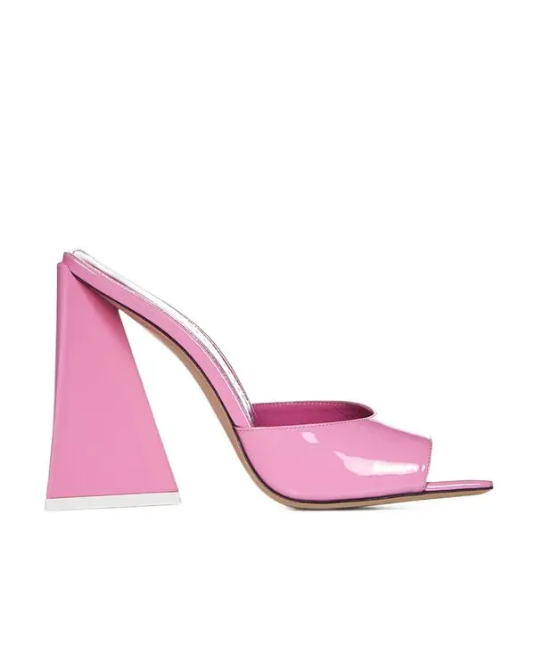 Attico Devon Heeled Mules - Pink
