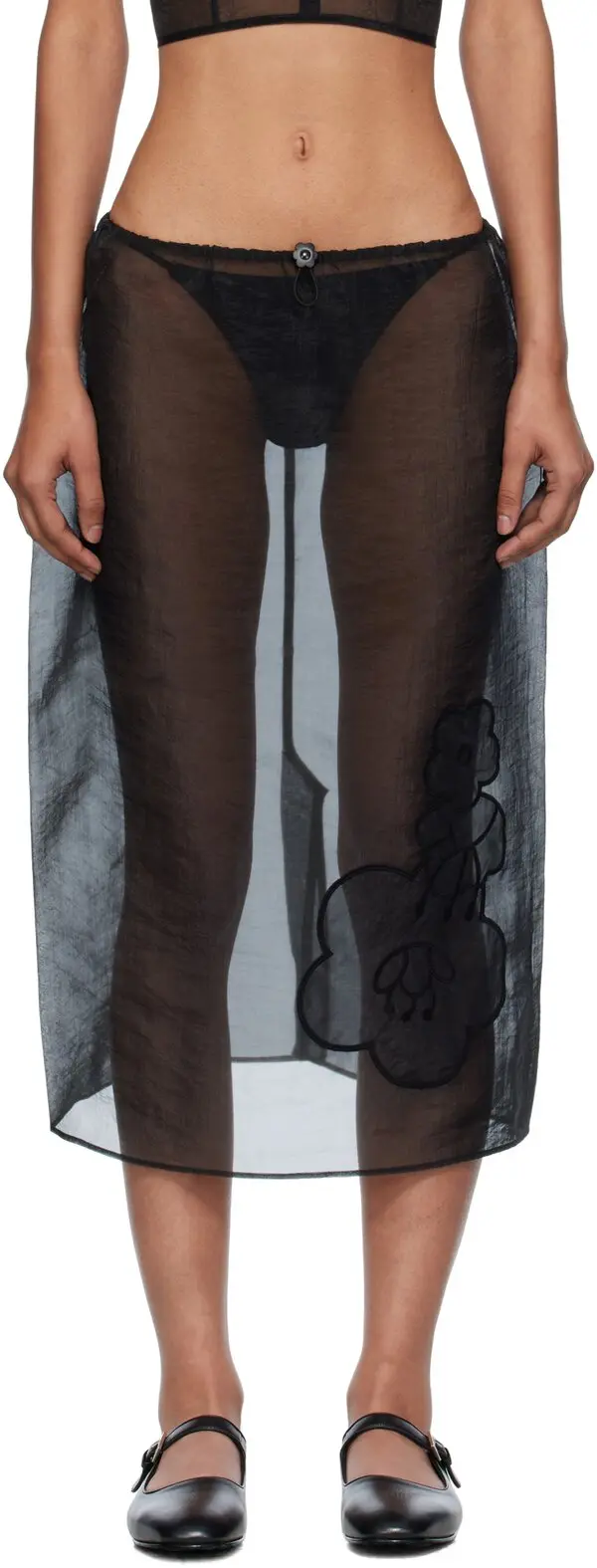 Cecilie Bahnsen Elastic Drawstring Skirt