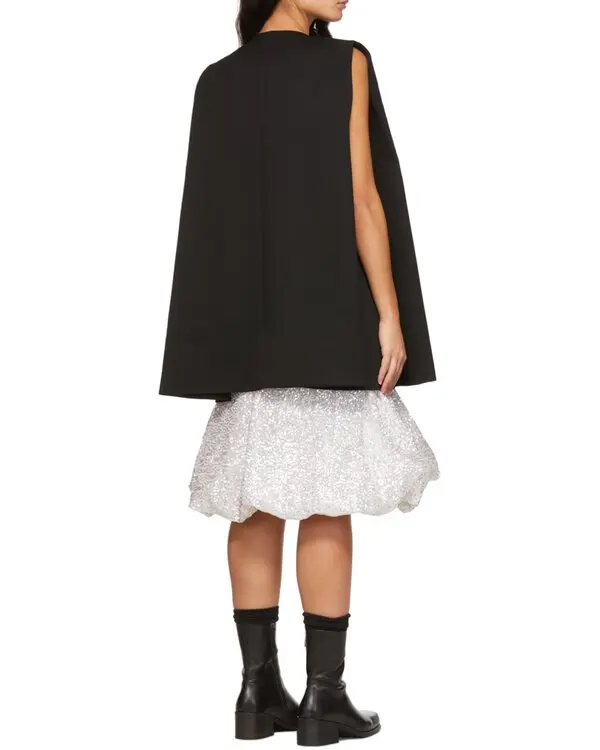 We11Done Sleeveless Wool Dress With Oblique Placket