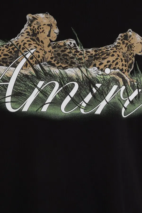 Amiri Cheetah Logo-print T-shirt