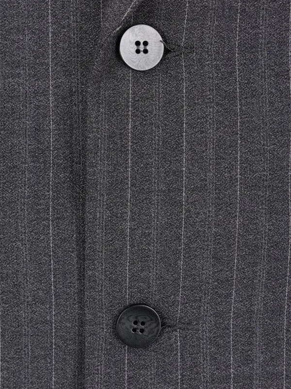 MAGLIANO Pinstripe Single Breasted Jacket - Black
