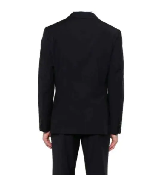 Zegna Long-sleeved Suit Jacket - Black