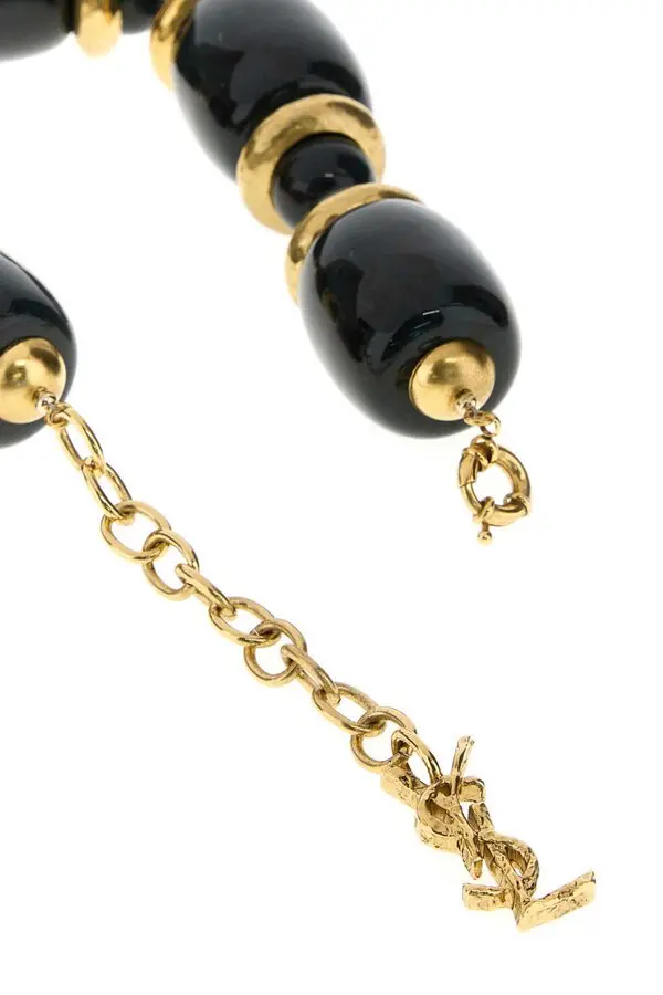 Saint Laurent Logo Plaque Bracelet