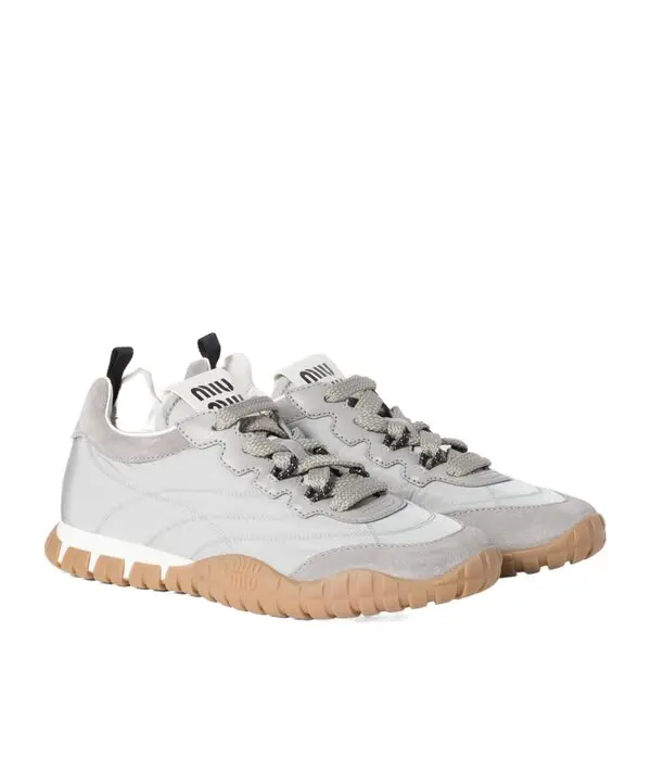 Miu Miu Tyre Lace-up Sneakers
