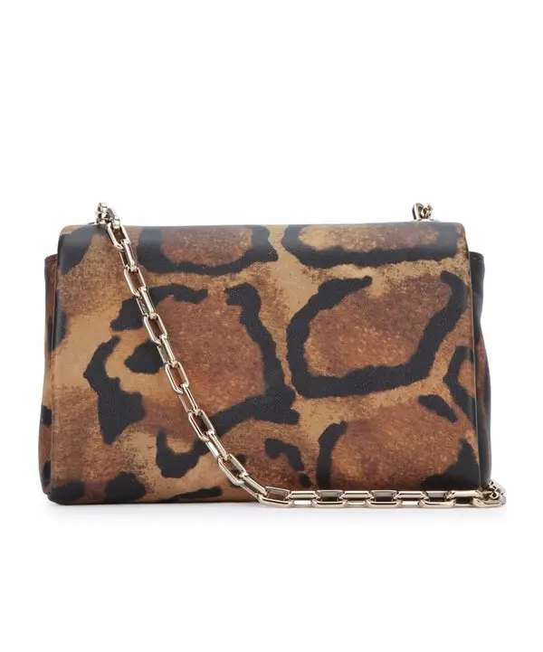 CHRISTIAN LOUBOUTIN Loubi54 Clutch Bag With Logo Plaque - Brown