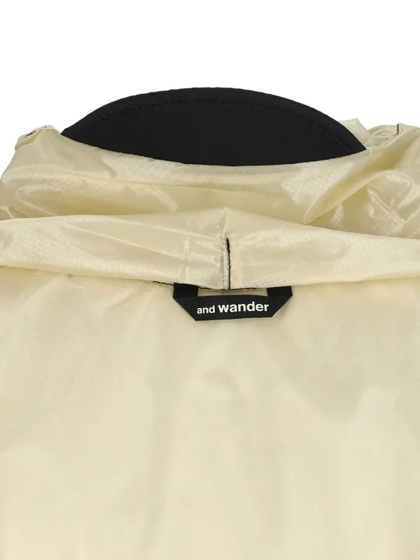 AND WANDER Sil Poncho - Cream