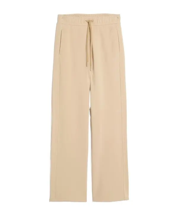 Max Mara Relaxed Fit Drawstring Track Pants - Sand-colored