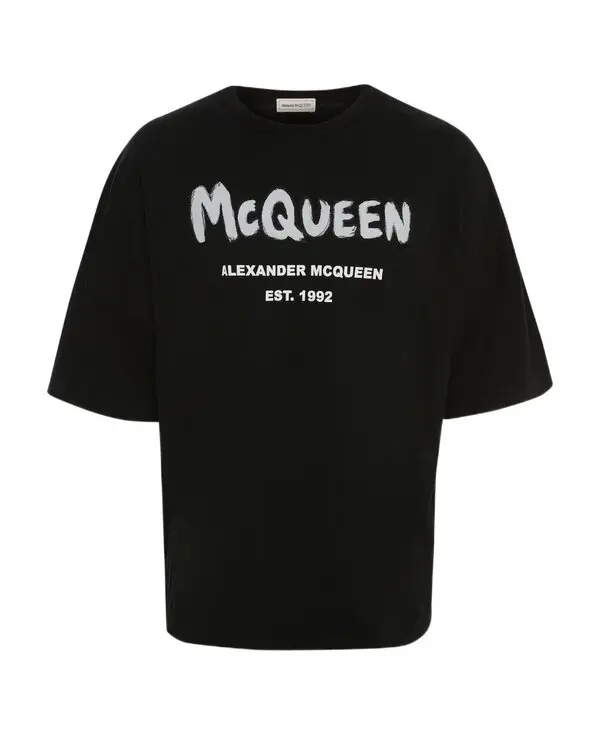 Alexander McQueen Logo Printed Crewneck T-shirt