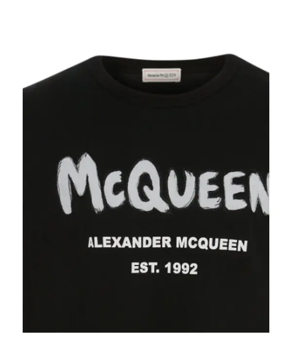 Alexander McQueen Logo Printed Crewneck T-shirt