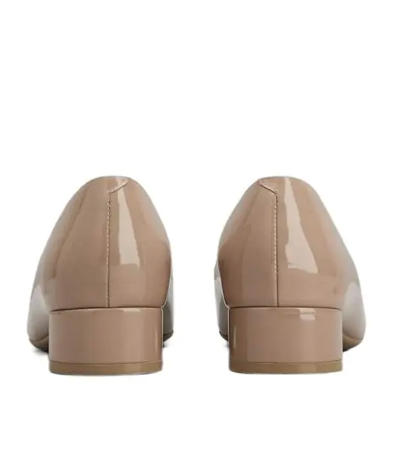 ROGER VIVIER Patent Leather Ballerinas With Painted Buckle
