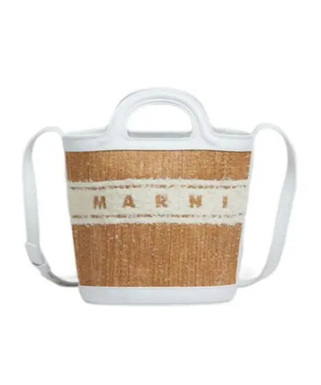 Marni Small Tropicalia Bucket Bag - White