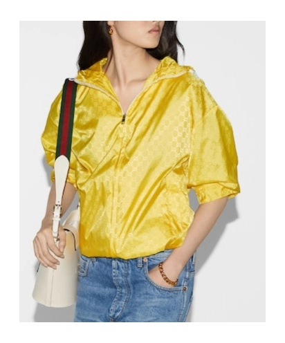Gucci Gg Hooded Bomber Jacket