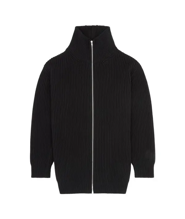 MAISON MARGIELA Ribbed Knit Cardigan Dress