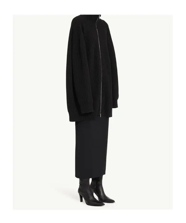 MAISON MARGIELA Ribbed Knit Cardigan Dress