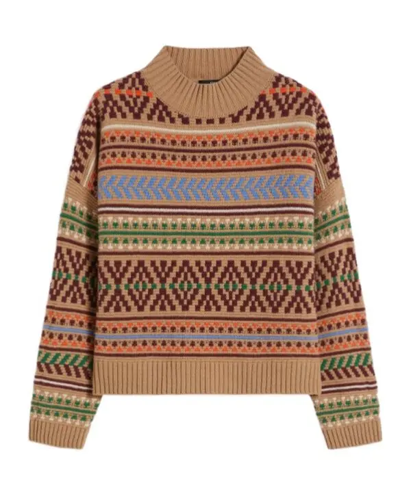 Max Mara Jacquard Crewneck Knitted Jumper
