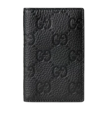 Gucci Imprint Long Card Case - Black