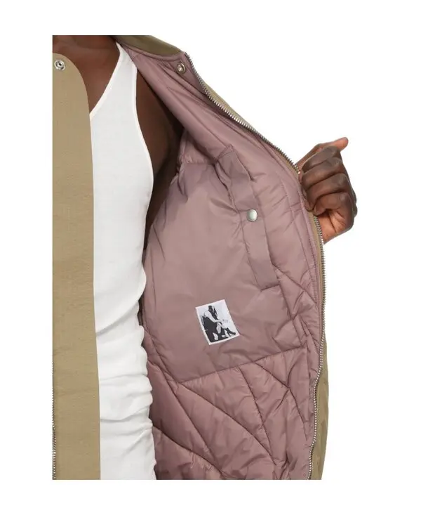 Rick Owens Jumbo Flight Zipped Bomber Jacket - Brown