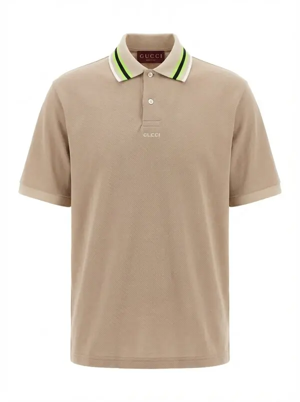 Gucci Cotton Piquet Polo Shirt