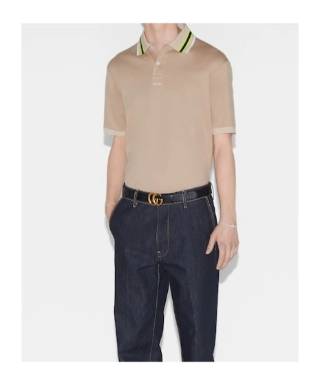 Gucci Cotton Piquet Polo Shirt