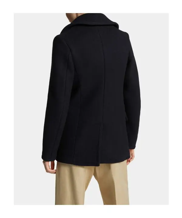 Dsquared2 Dean Double Breasted Peacoat - Blue