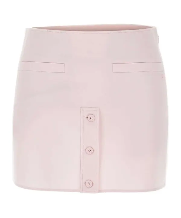 COURREGES Button-detailed Mini Skirt