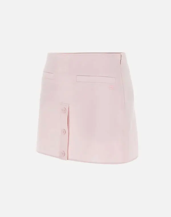 COURREGES Button-detailed Mini Skirt