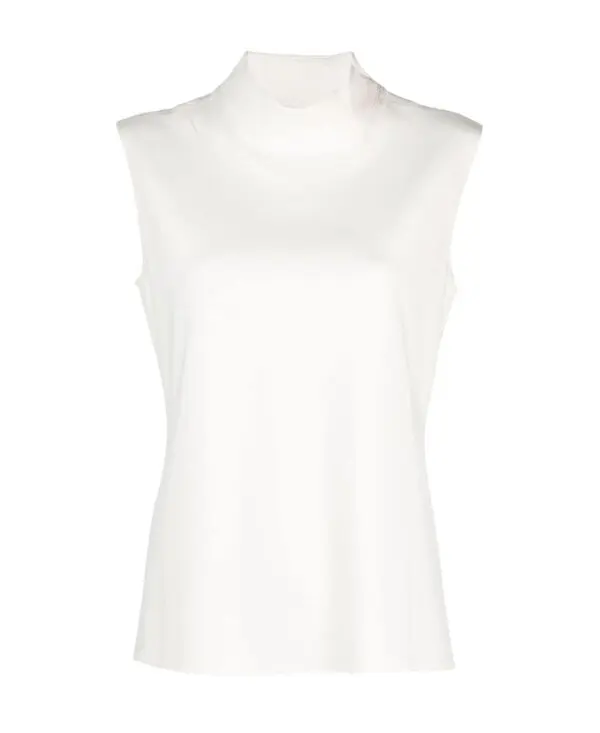 Theory Mock Neck Sleeveless Top
