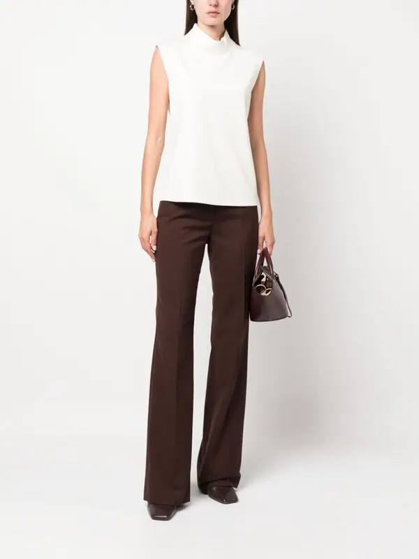 Theory Mock Neck Sleeveless Top