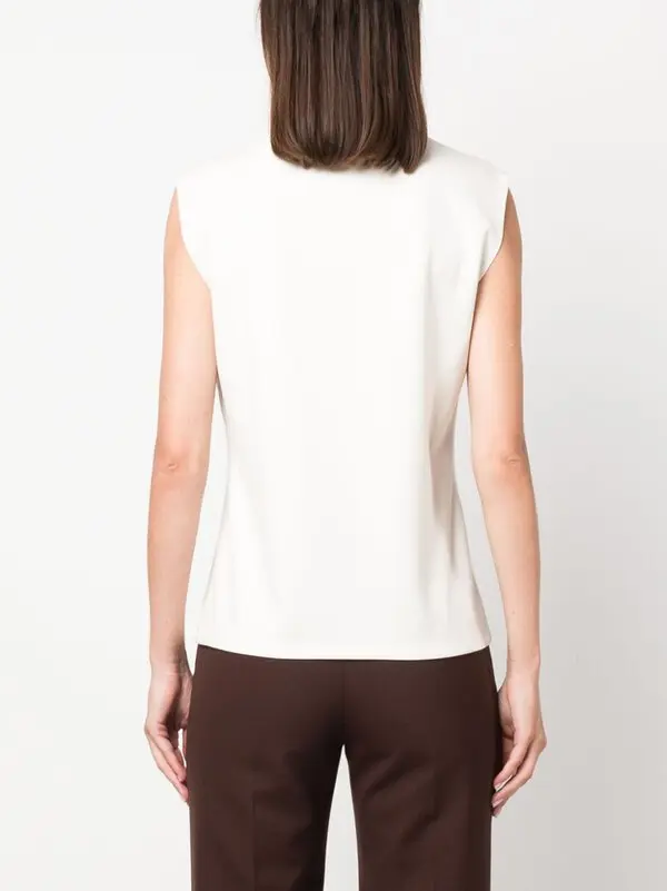 Theory Mock Neck Sleeveless Top